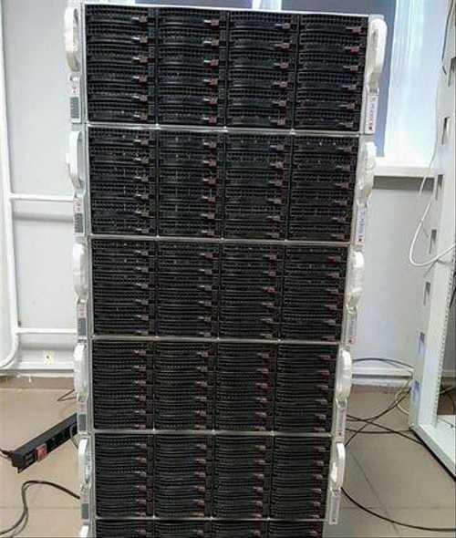 Сервер Supermicro 4U - 24 HDD LGA 2011 NAS chia