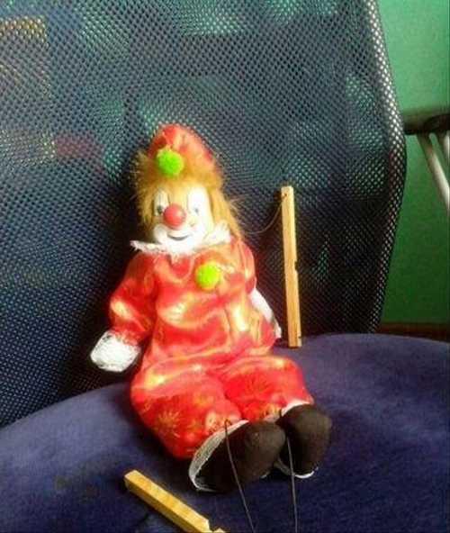 Кукла-клоун винтажный