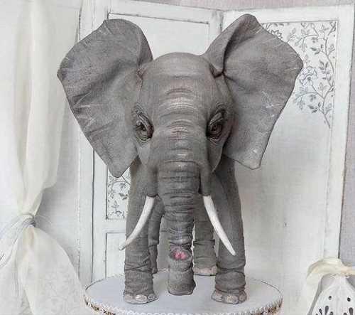 Слон интерьерный коллекционный ручной работы