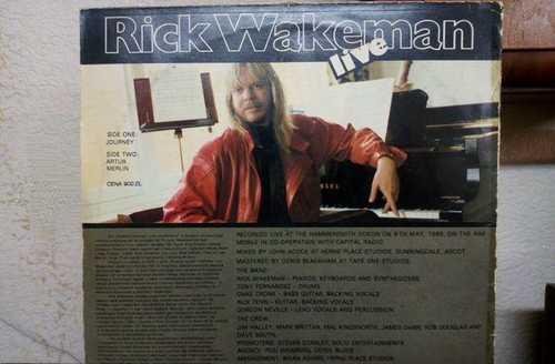 Виниловая пластинка Rick Wakeman "Live",1985