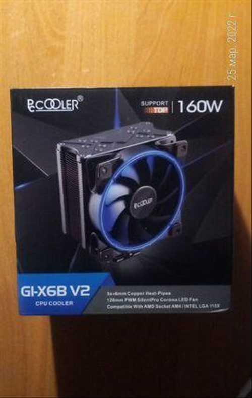 Куллер для процессора GI-X6B V2 CPU cooler