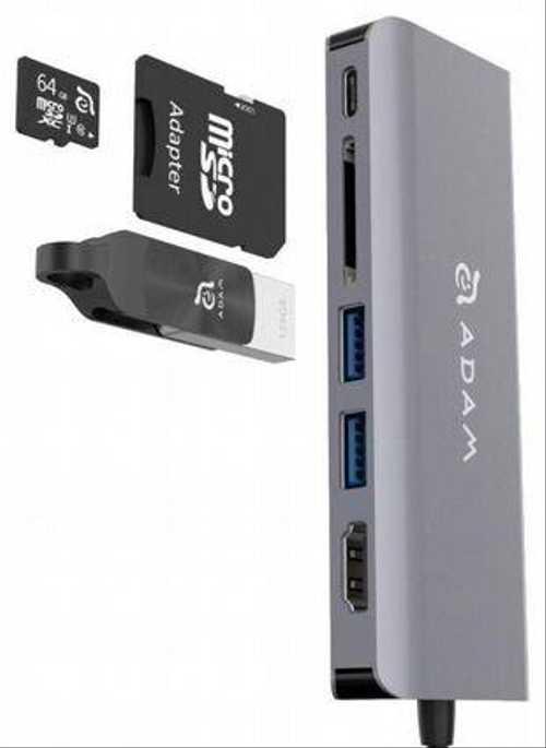 USB-концентратор Adam Elements casa Hub A01