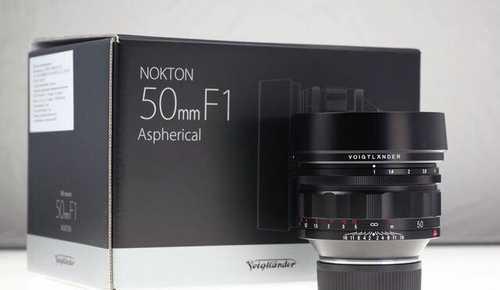 Voigtlander Nokton 50mm f/1 Leica M Mount Lens