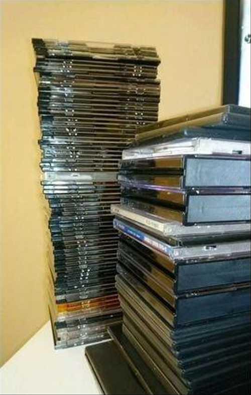 Коробки для компакт-дисков разные. CD, DVD, slim