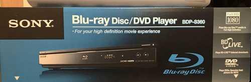 Blu-ray плеер Sony DVD Player BDP-S360