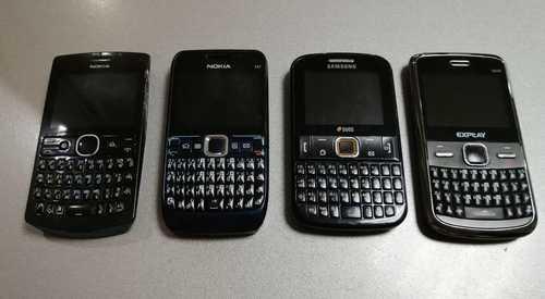 Телефоны с qwerty /explay /nokia /samsung