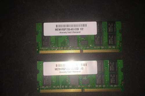 Cisco RAM память MEM-RSP720-4G