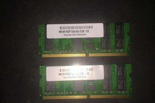 Cisco RAM память MEM-RSP720-4G