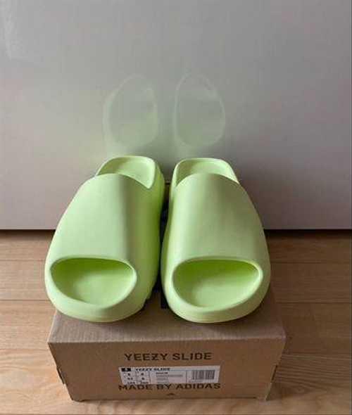 Adidas yeezy Slide Glow Green Оригинал