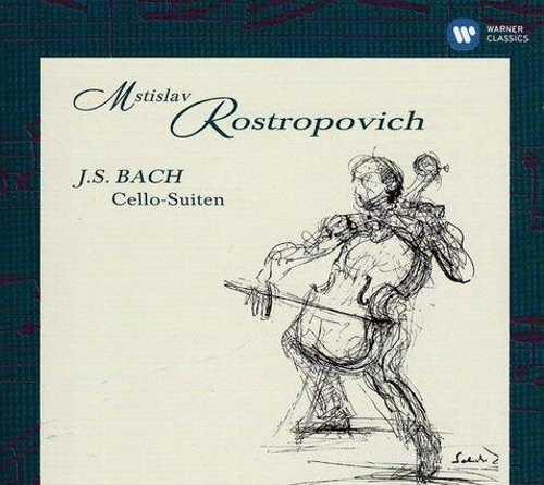 Rostropovich, Mstislav - Bach:The Cello Suites/2CD