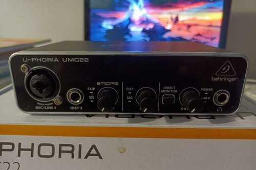 Внешняя звуковая карта behringer u phoria umc22 обзор