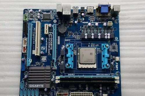 Комплект S-FM1 A75+A6-3670K+DDR3 8Gb