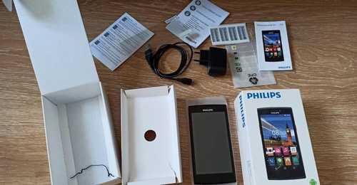 Телефон Philips s337 Black+Red