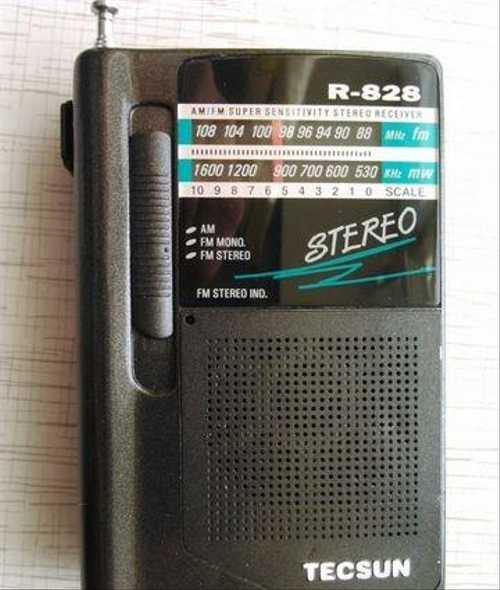 Портативный радиоприёмник Tecsun R-828 Stereo