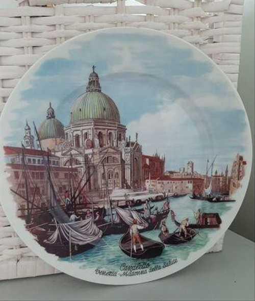 Тарелка настенная Венеция