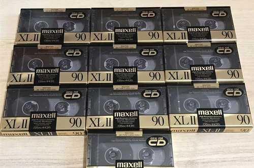 Аудиокассеты Maxell XLll90 (Made in Japan) 1990 г