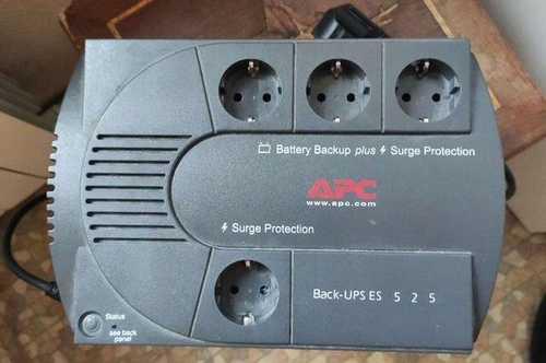 Ибп apc back ups es 525 обзор