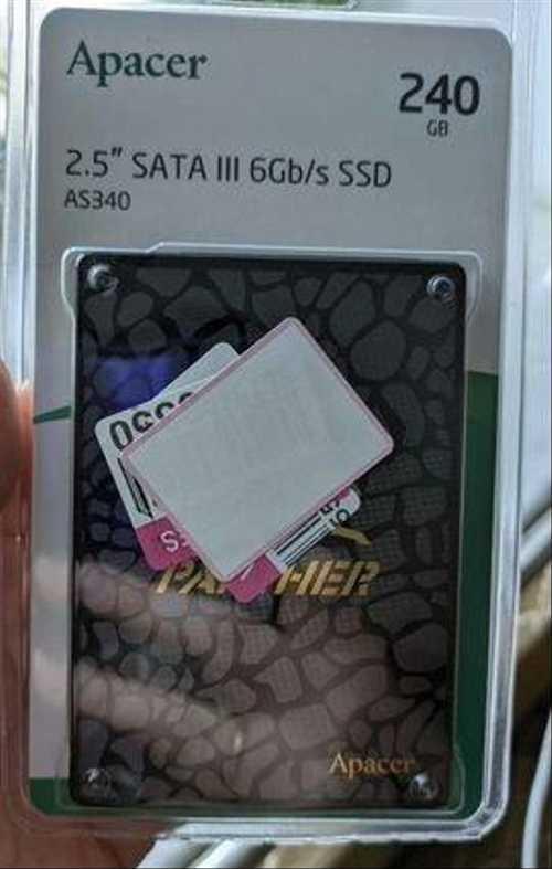 SSD диск Apacer AS340 Panther 240 gb