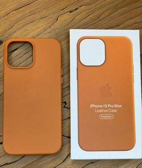 Чехол Leather Case MagSafe для iPhone 13promax
