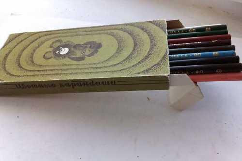 Набор цветных карандашей искусство олимпиада-80