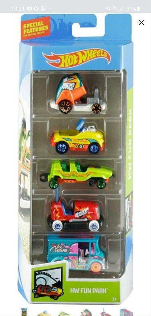 Новый набор машинок hot wheels 5 штук
