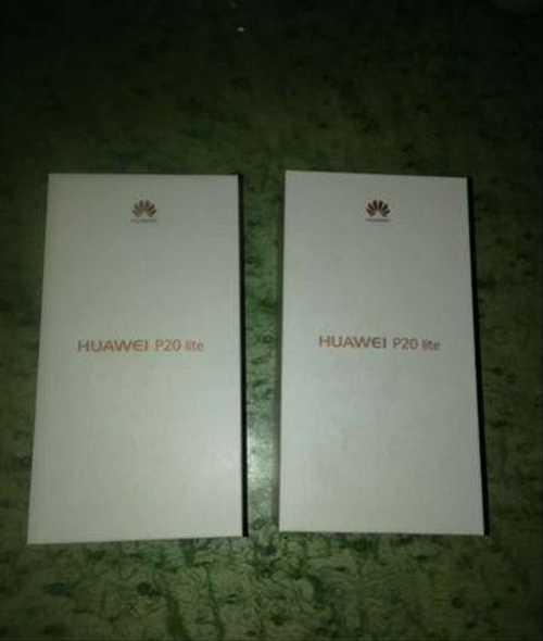 Коробки от тел. huawei P20 laite