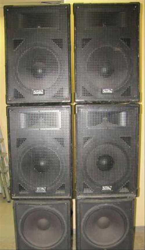 Колонки сабвуферы 3000W 6шт Pro D15" Soundking EVM