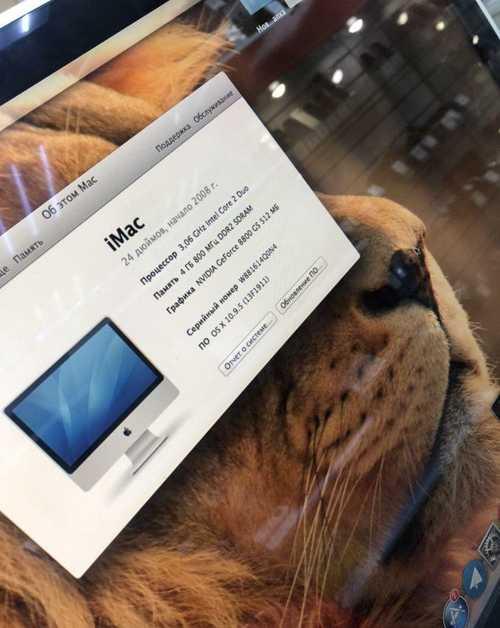 iMac 2008 года