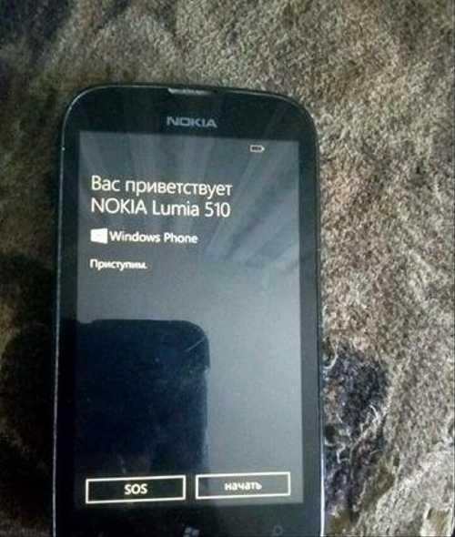 Смартфон Nokia lumia 510 на windows