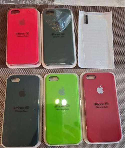 Чехлы Silicone Case для iPhone 5S, SE, 5