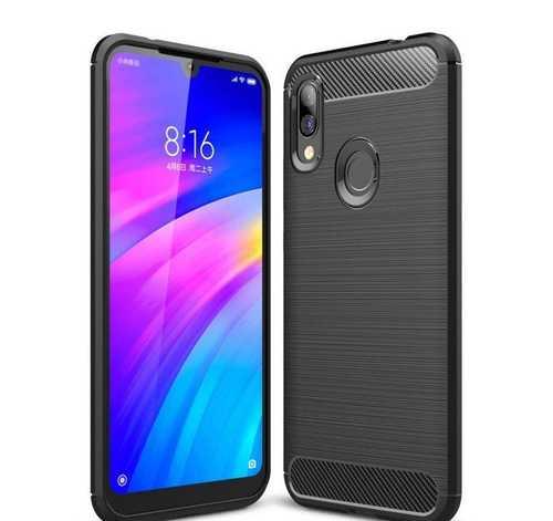 Чехол Carbon для Xiaomi Redmi 7