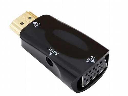 Переходник hdmi на VGA с выводом звука