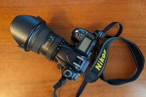 Nikon D80 kit + объектив Tokina AT-X PRO 12-24 F4