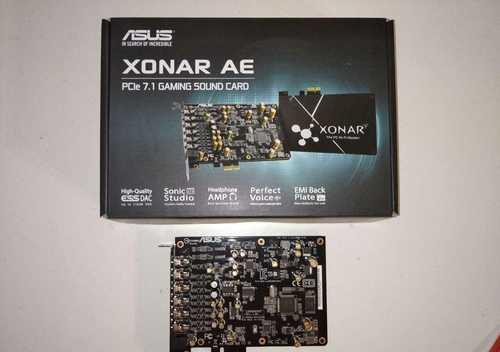 Звуковая карта Xonar AE Asus новая