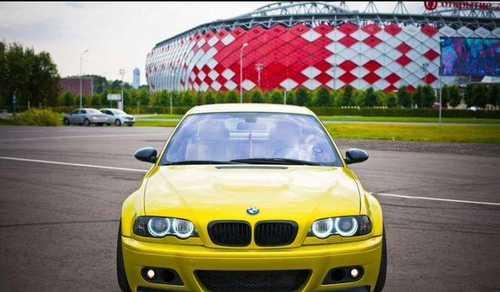 Накладка переднего бампера BMW E46