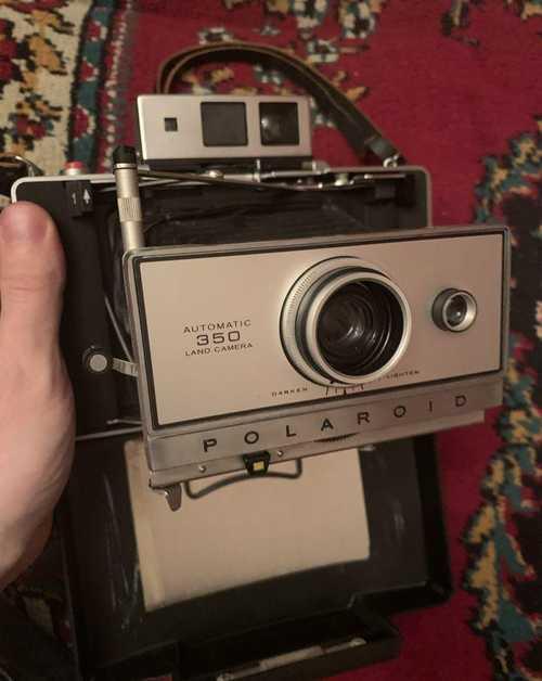 Фотоаппарат плёночный Polaroid automatic 350 ретро