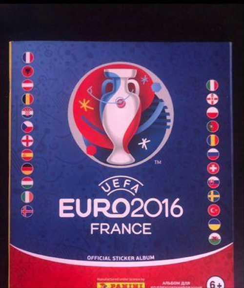 Альбом для наклеек Panini euro 2016 France