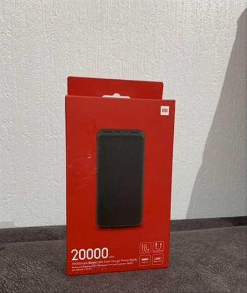 Внешний аккумулятор xiaomi 20000