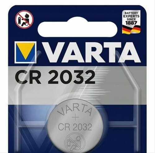 Литиевая батарейка Varta CR2032