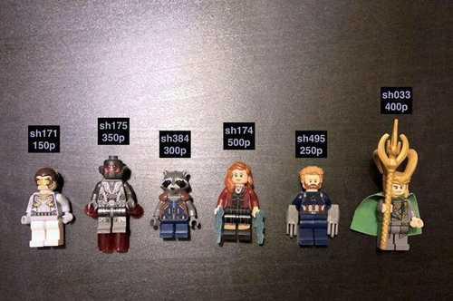 Lego marvel super heroes минифигурки