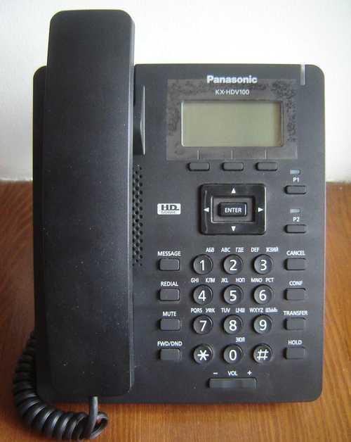 VoIP- телефон Panasonic KX-HDV100 black