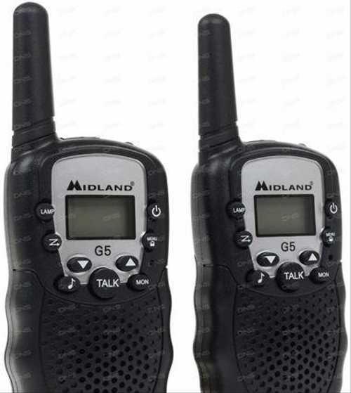 Набор радиостанций Midland G5 black