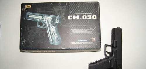 Пистолет страйкбольный Cyma Glock 18C AEP(CM030)