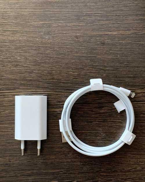 Зарядное устройство Apple 5B + кабель Lightning