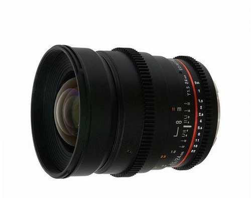 Samyang 24mm T1.5 ED AS UMC Vdslr Canon EF