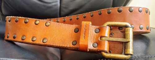Ремень Nudie Veg Tan leather made in Italy