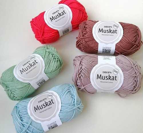 Drops Muskat летняя хлопковая пряжа