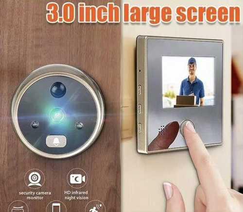 Дверной видео звонок, глазок