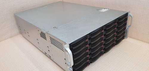 4U/2xE5-2609v2/X9DRD-A/24+2 HDD/SAS9211-4i/2x740W