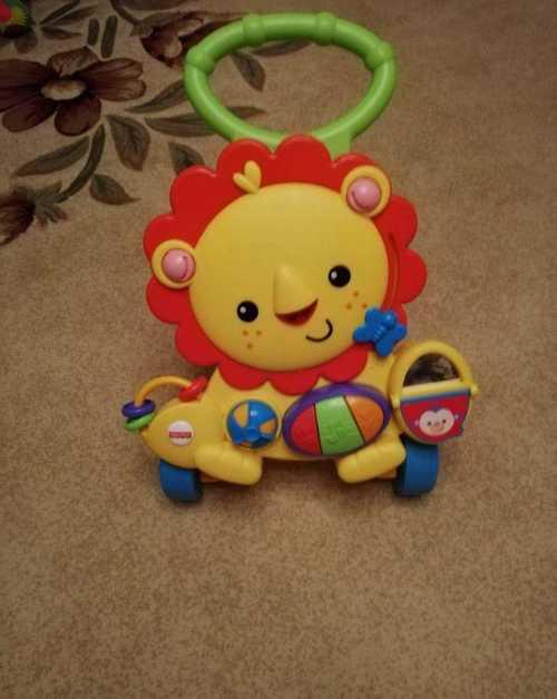 Ходунки толкатель каталка толкар Fisher Price